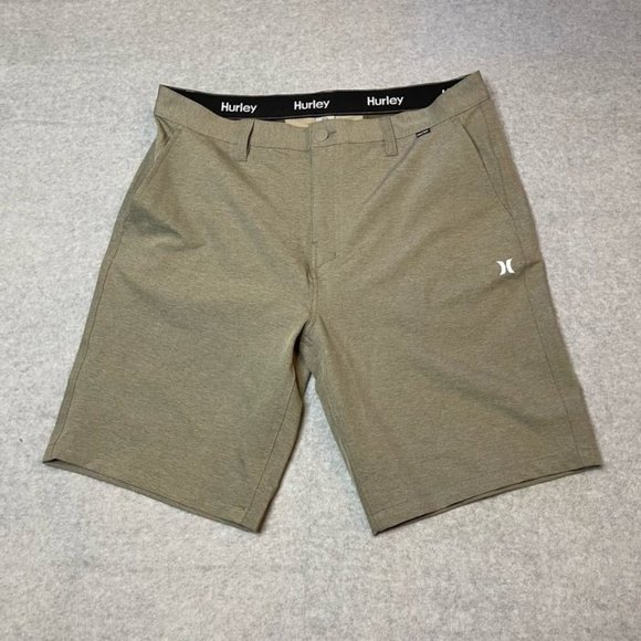 Hurley | Shorts | Hurley Hybrid Shorts Mens 34 Gray Heathered Flat ...